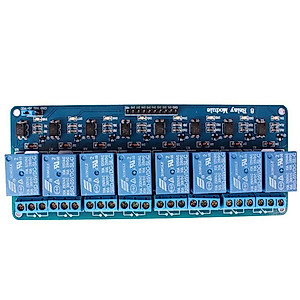 8 Channel Relay Module with Optocoupler 5V Low Level Trigger Relay Expansion Board for Arduino UNO R3 DSP ARM PIC AVR STM32 Raspberry Pi