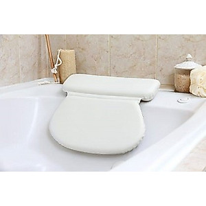 Epica Bath Pillow | Luxury Bathroom Accessories for Women & Men, Bathtub Decor, Bath Essentials | Non-Slip Waterproof Pillow with Strong Suction Cups, Hot Tub Neck Support, Bathtub Spa Pillow, Oval