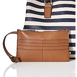 ALDO womens Pentir Tote Bag, Navy Multi, One Size US