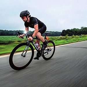 JEPOZRA Men's Cycling Underwear Shorts 3D Padded Bike Shorts Breathable Quick Dry Pants Black (Red,XXL)