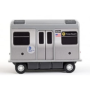 Daron MTA Subway Pullback Toy w/ Light & Sound TT3501 Grey