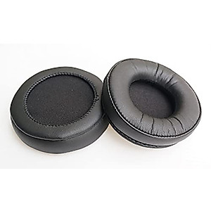 Replacement Earpads Compatible with Pioneer Pro DJ HDJ-700-K HDJ700 Headphone,Earmuffs Repair Parts (Black 1 Pair)