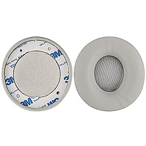 Geekria QuickFit Replacement Ear Pads for Beats Solo Pro (A1881) Headphones Ear Cushions, Headset Earpads, Ear Cups Cover Repair Parts (Grey)