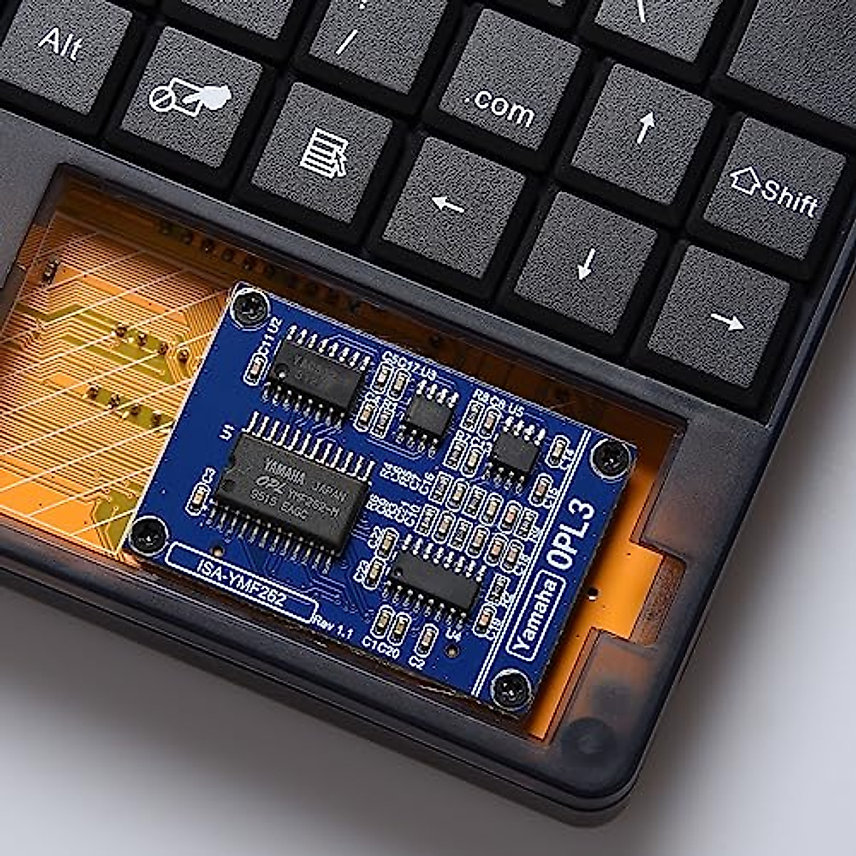 WANSUPYIN 2023 Portable 8088@4.77MHZ/8MHZ CPU 640KB Laptop Computer 512M CF XT-IDE Hard Disk