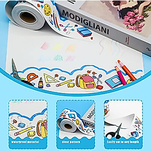 66 Feet Back to School Bulletin Board Borders Classroom Borders Chalkboard Whiteboard Trim Back to School Decorations for Teacher Student Blackboard Party Supplies