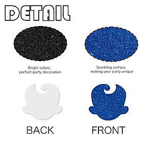 ShuanQ 120pcs Boss Confetti - Cartoon Theme Baby Shower Party Table Decorations - Movie Sign Gender Reveal Party Paper Scatters - Boys 1st Birthday Party Favors Supplies and DIY Crafts