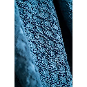 Simpli-Magic 79455 Diamond Bath Towels Set, 6 Piece Set, 2 Bath Towels, 2 Hand Towels, 2 Washcloths, Pink