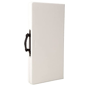 Lifetime 80273 Fold in Half Square Table, 34 Inch, White