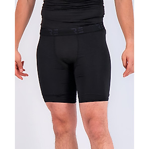 5 Pack: Mens Compression Short Biker Shorts for Men Cool Spandex Sports Basketball Workout Gym Yoga Base Layer Tight Skins Active Athletic Running Underwear Briefs Quick Dry Dri Fit, Set 1 - Medium