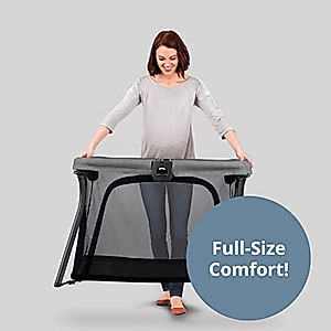 Chicco Alfa Lite® Lightweight Travel Playard, Portable Playpen for Babies and Toddlers, Snap-Open/Compact Fold Design,13 lbs., Baby Travel Essential | Midnight/Navy