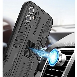Compatible with Redmi K40 Gaming 5G Case,Shockproof Case Compatible with Xiaomi Redmi K40 Gaming 5G Case 2 in 1 Protective Cover Black