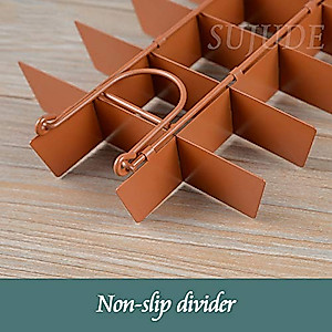 Brownie Pan with Dividers Baking Tray All Edges-Only - Bite Size Baking Steel Corner Brownies Pan with Cutter, Makes 18 Pre-cut Brownies Perfect All at Once