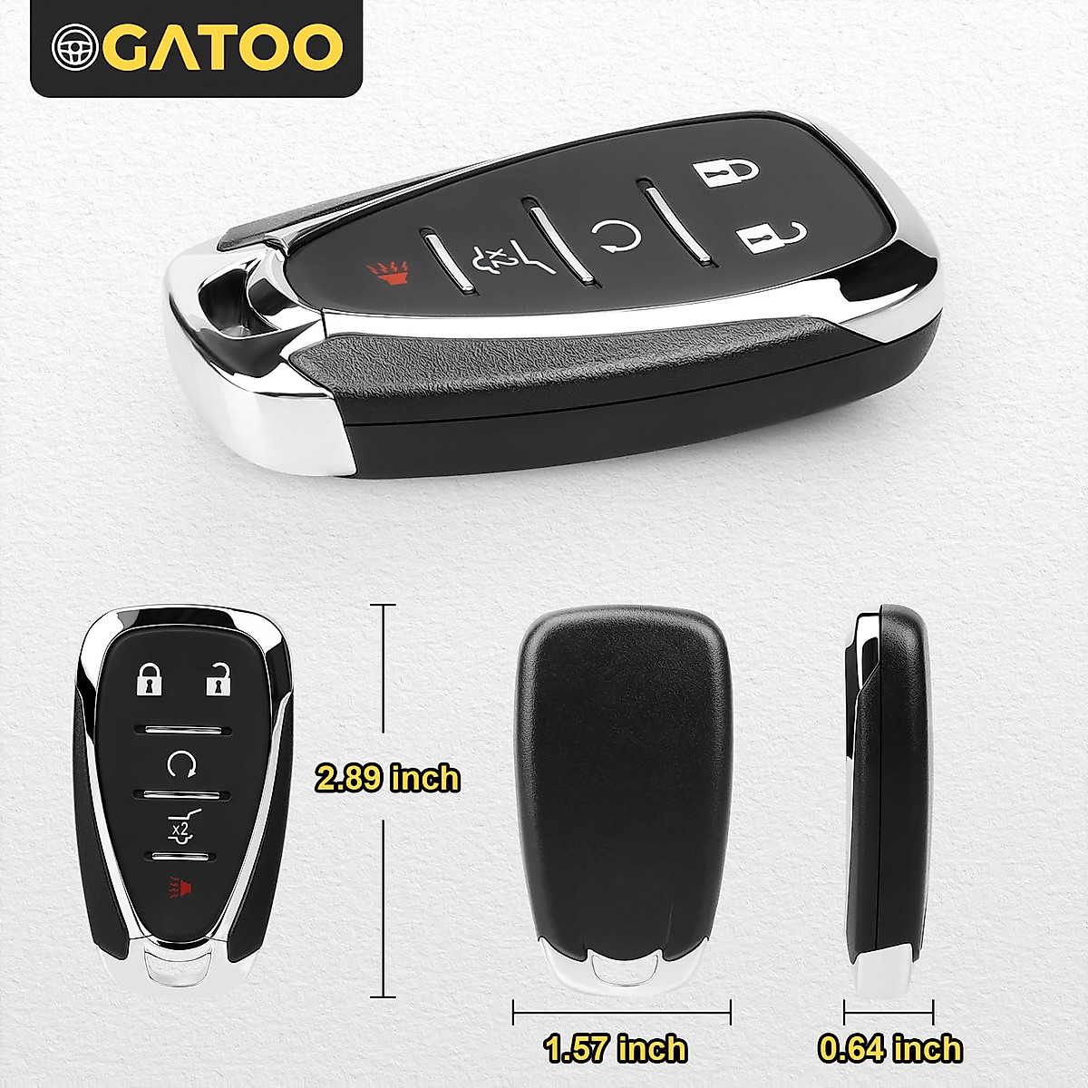 Key Fob Replacement Proximity Fit for Chevy Equinox LT LS L Premier Plus Sport Utility 2018 2019 2020 2021 Smart Keyless Entry Remote Control Start HYQ4EA 13529650 13584498