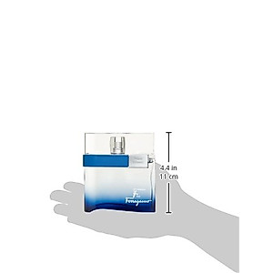 Salvatore Ferragamo F Free Time Eau De Toilette Spray for Men, 3.4 Ounce