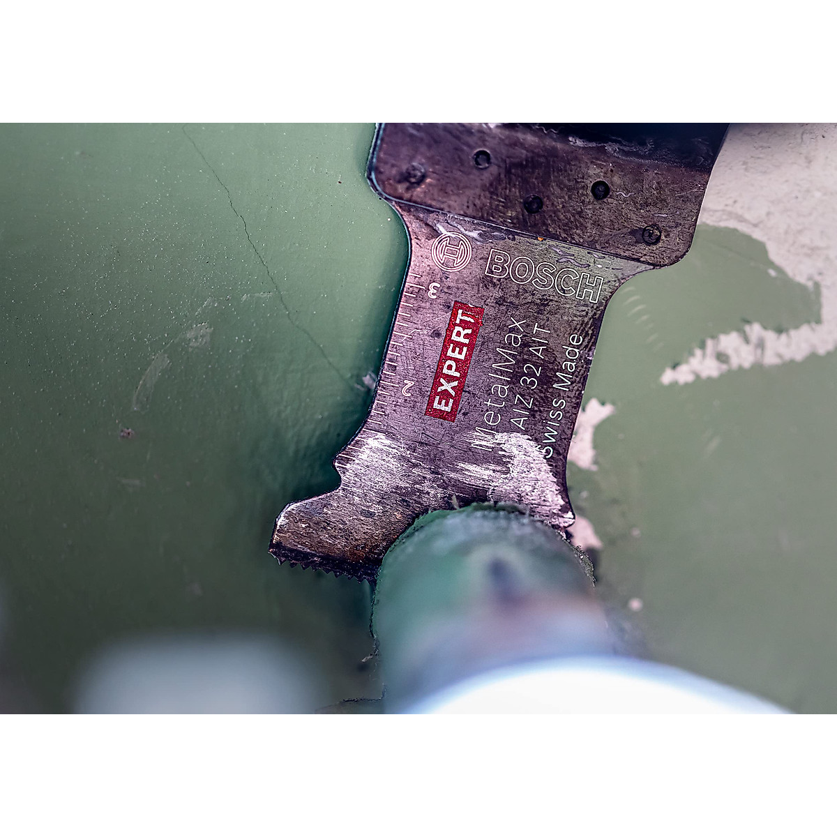 Bosch Professional 1x Expert MetalMax AIZ 32 AIT Multitool Blade (for Steel, Stainless Steel, Width 32 mm, Accessories Multitool)