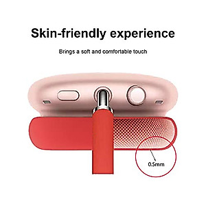 Tucana Silicone Earpad Case Compatible for AirPods Max, Earcup Cover Protector Red