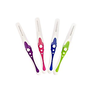Wasser Vela 16pcs XL Size Orthodontic Interdental Brush, 4 Handle Colors, Clean Between Teeth and Braces, Flexible Handle and Durable Wire, Easy to Use and No Break (Started Pack)
