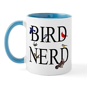 CafePress Bird Nerd Mug Ceramic Coffee Mug, Tea Cup 11 oz