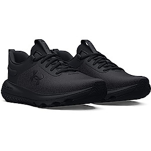 Under Armour Men's Charged Revitalize, (002) Black/Black/Black, 10.5, US