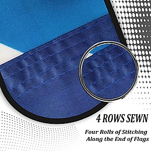 3x5 US Air Force Wings Military Flag Outdoor Double Sided Heavy Duty USAF Wings Flags 3 Ply Thick Polyester Material with 2 Metal Grommets 4 Rows of Stitching United States Airforce Wing Flags