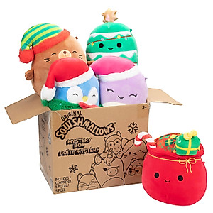 Squishmallows Original 5-Inch Mystery Box 5 Pack - Official Jazwares Plush - Collectible Soft & Squishy Mini Stuffed Animal Toy - Add to Your Squad - Gift for Kids, Girls & Boys