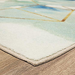 Mohawk Home Cognition Water Area Rug, 5' X 8', Blue