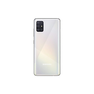 Samsung Galaxy A51 A515F 128GB DUOS GSM Unlocked Phone w/Quad Camera 48 MP + 12 MP + 5 MP + 5 MP (International Variant/US Compatible LTE) - Prism Crush White