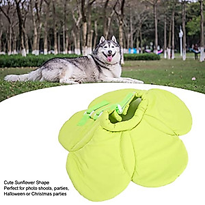 JOROBURO Pet Recovery Collar, Lightweight Sunflower Shape Cute Dog Elizabeth Collar, Adjustable Soft Cat Cone Collar Pet Sponge Neck Collars for Dogs and Cats (M)