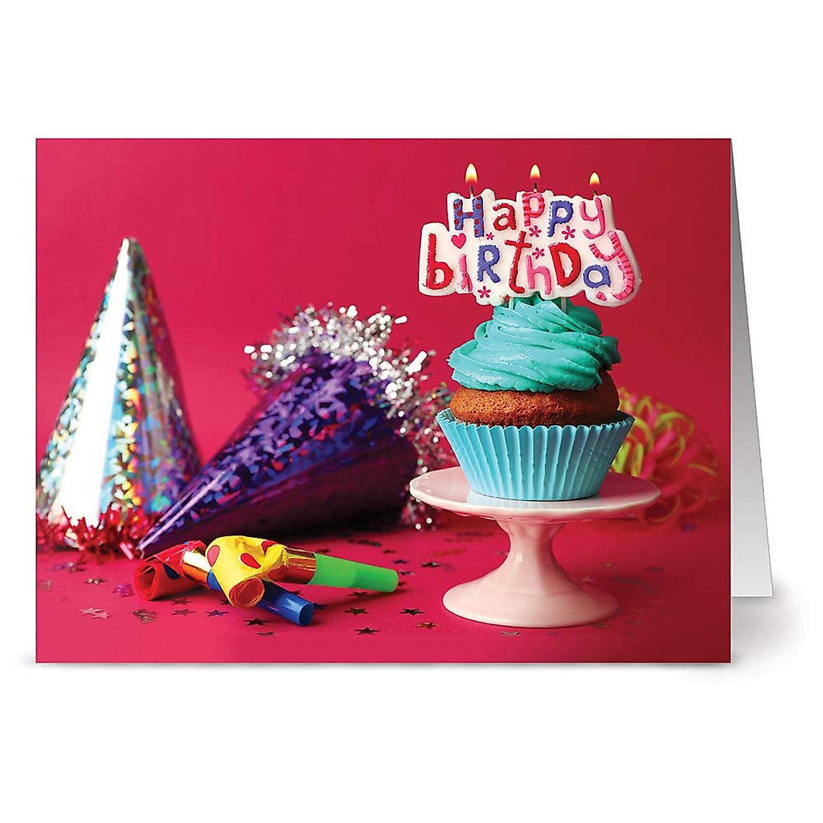 Happy Birthday Cards Bulk Assortment – 72 Pack – Rainbow Birthday – 6 Unique Designs – YELLOW ENVELOPES INCLUDED – Birthday Greeting Cards – Glossy Cover Blank Inside – By Note Card Café
