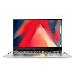 DERE Laptop with Fingerprint Unlock 15.6" Laptop Computer with Full-Size Backlit Keyboard Intel Celeron N5095 Processor 12GB DDR4+256GB SSD, 1920x1080 FHD Windows 10, 5G WiFi, USB 3.0 MBook M11 Silver