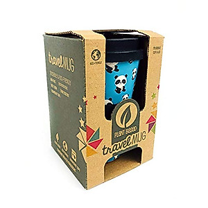 TINYMILLS Cute Baby Panda Travel Mug - Eco-Friendly Reusable Plant Fiber Travel Mug Birthday Gift Tween Girl Panda Bear Lover