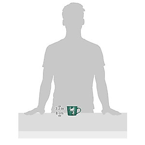 Ken Onishi Peanuts Snoopy Color Mug, Green PT-1303 Diameter 3.6 x Height 3.1 inches (92 x 120 x 78 mm)