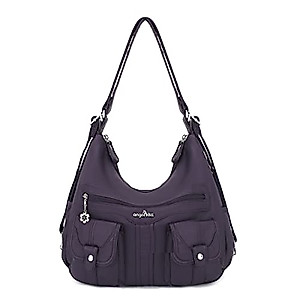 Soft Washed Leather Hobo Women Handbags Roomy Multiple Pockets Street ladies' Shoulder Bag Fashion Tote Satchel Bag