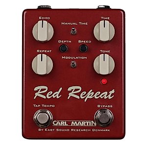 Carl Martin Red Repeat with Tap Tempo TT
