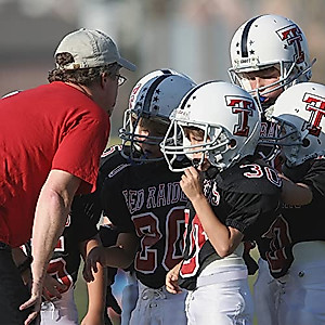 Seematn Web Football Belt 52 Inches Long Belt D Ring Belts for Men Women Youth Boys Kids Girls Football Flag (White,8 Pcs)