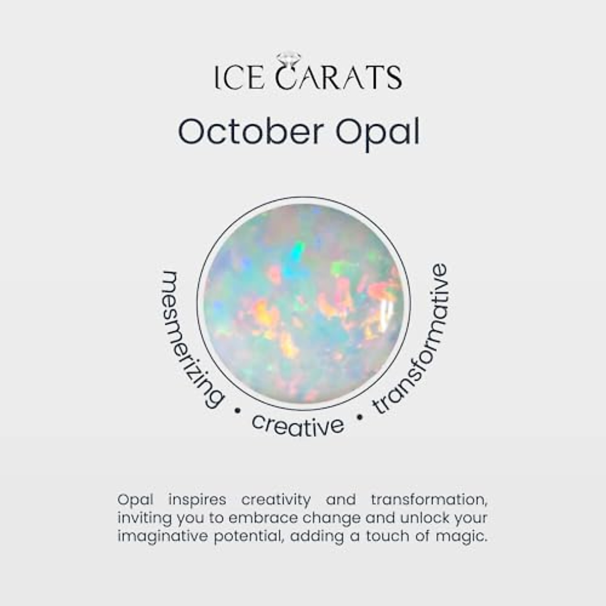 925 Sterling Silver 8.5 inch Created Opal Kisses Chain Gemstone Tennis Bracelet