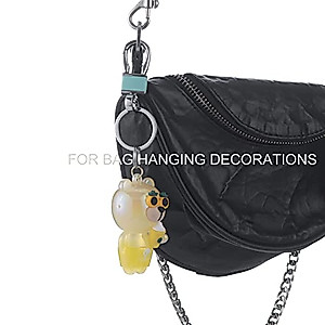 Mizeer Carabiner Keychain Key Clip Hook, Swivel Key Chain Clips with 12 Key Rings, Key Holder Organizer for Car Key Finder DIY Supplies