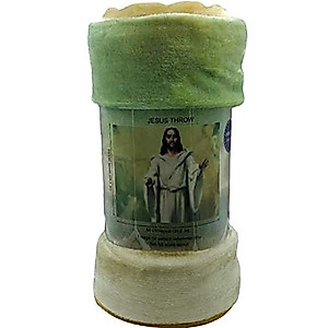 Jesus Christ Religious 50" x 70" Oversized Super Soft Microplush Throw Blanket