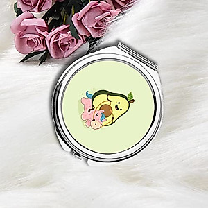 Mirror Made by Metal Children Print with Rowing Avocado