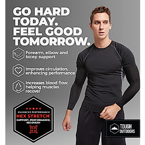 Sports Compression Arm Sleeves for Men & Women - Youth, Kids Arm Sleeve Baseball - Volleyball Sleeves & Basketball Sleeve