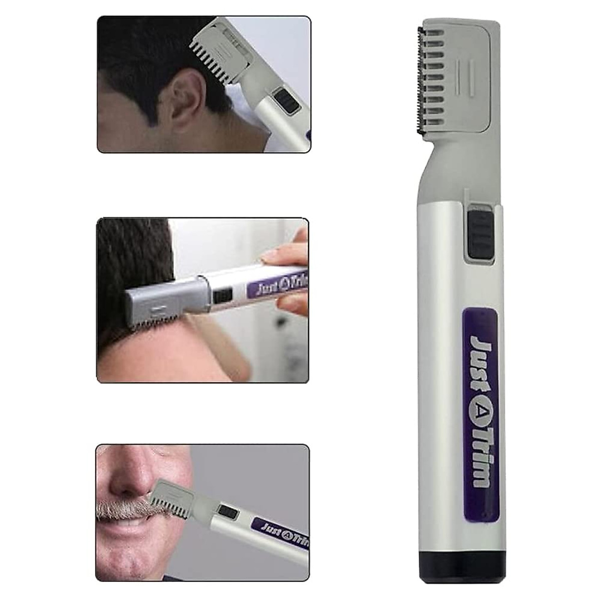 Just a Trim" Cordless Hair Trimmer Look "Sharp" in Between Hair Cuts