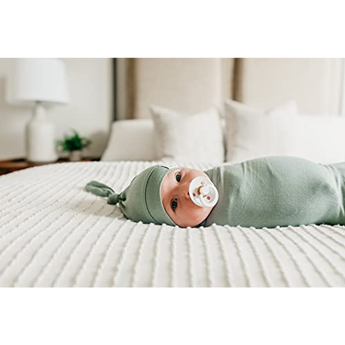 Copper Pearl Large Premium Knit Baby Swaddle Receiving Blanket Briar