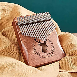 KASIQI for Thumb Pianos Finger Piano, 21 Key Kalimba Bridge Tuning Hammer Kit Thumb Piano Replacement Parts (B)