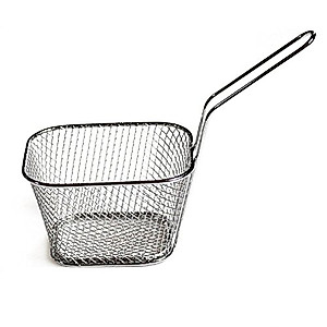 Stainless Steel Chef Basket Mini Fry Baskets Fryer Cooking French Fries Basket