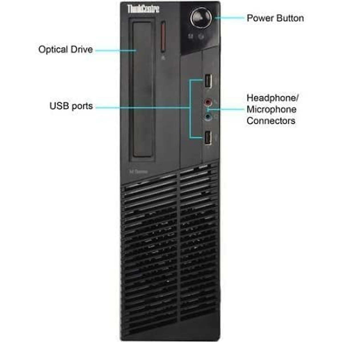 Lenovo ThinkCentre M92 Desktop Computer, Intel Core i5 3.2 GHz, 8 GB RAM, 500 GB SATA HDD, Keyboard & Mouse, DVD-ROM, Windows 10 Professional (Renewed)