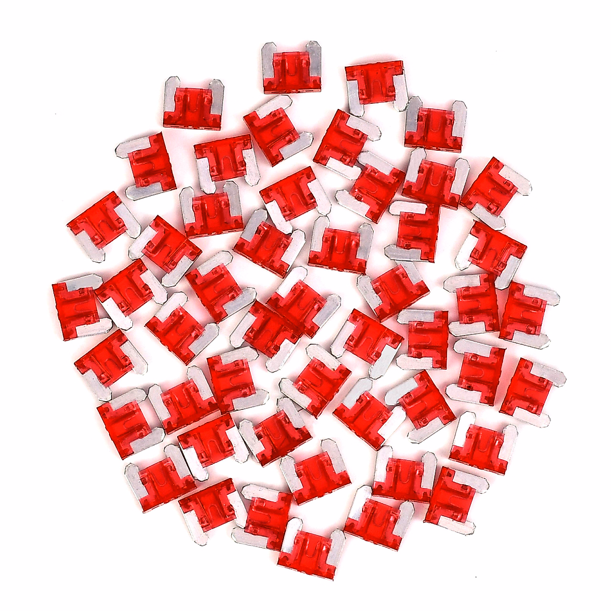 Conext Link ATMLP10-50 ATM Low Profile Fuse Nickle Plated 50 Pack (10 Amp) （14482）