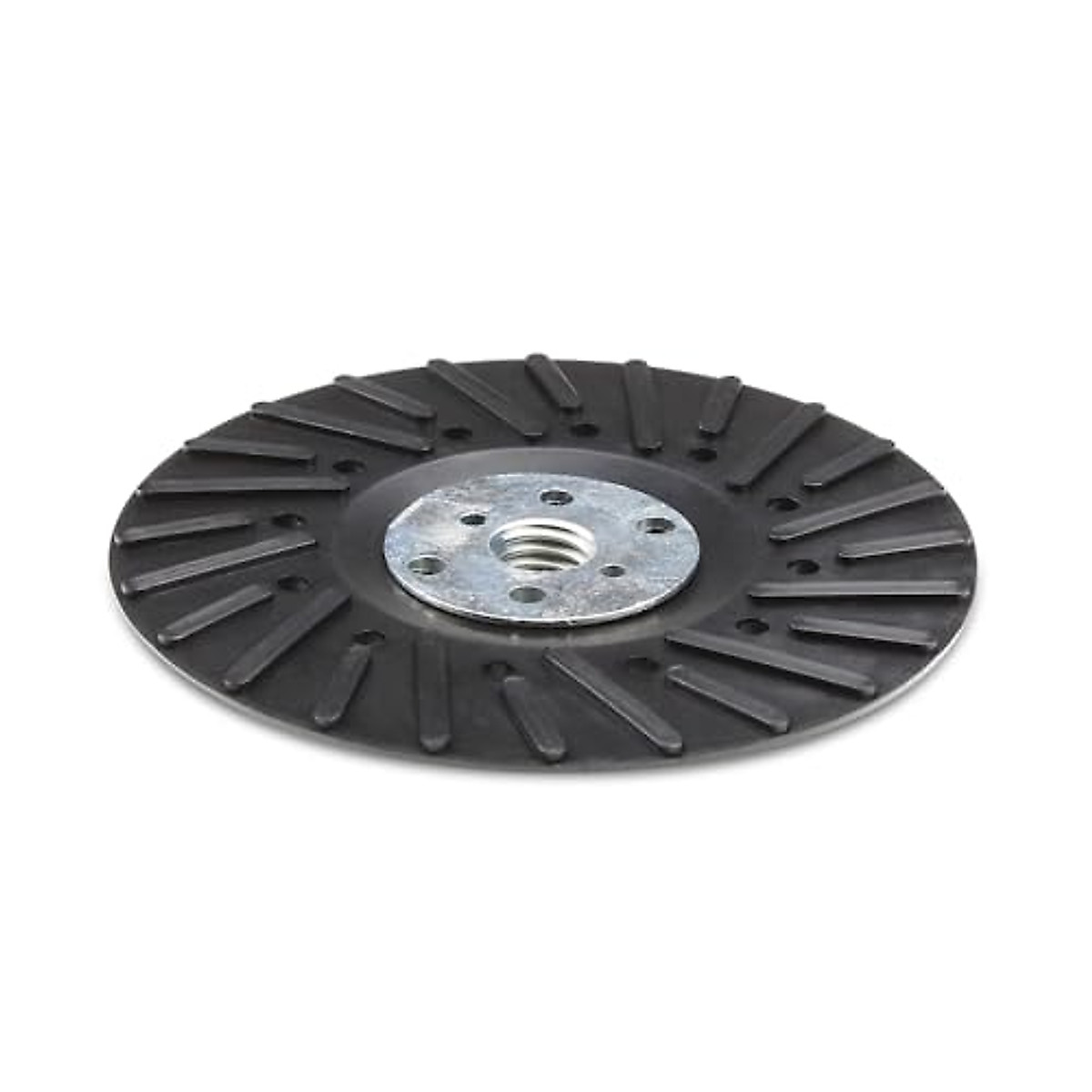 BHA Angle Grinder Ribbed Backing Pad for Resin Fiber Disc, 5" x 5/8"-11