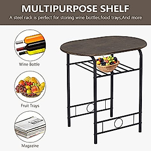 Dining Room Table Set, Kitchen Tables for Small Spaces, Compact Breakfast Table and Chairs Set for Home Apartment Kitchen Dining Room Balcony Cafe