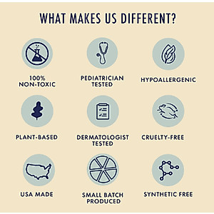 Tiger Baby Diaper Cream Balm, Plant-Based Natural & Organic Diaper Rash Cream, Soothes Irritation & Yeast, Hypoallergenic, Pediatrician Tested, Fragrance Free & Dermatologist Tested, 2 Oz