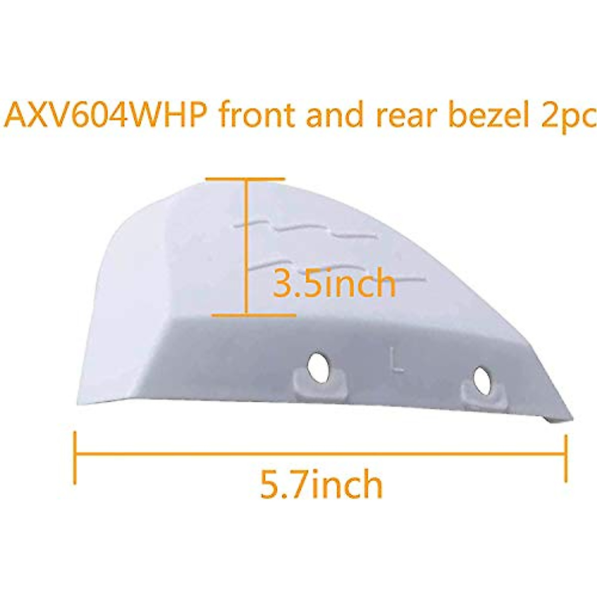 AXV417WHP Pool Cleaner Pod Swing Kit, Upgrade AXV604WHP Front and Rear Bezels with AXV414P Pod Shoes Compatible with Hayward Navigator Pool Vacuum Body Ultra Pool Cleaner Part
